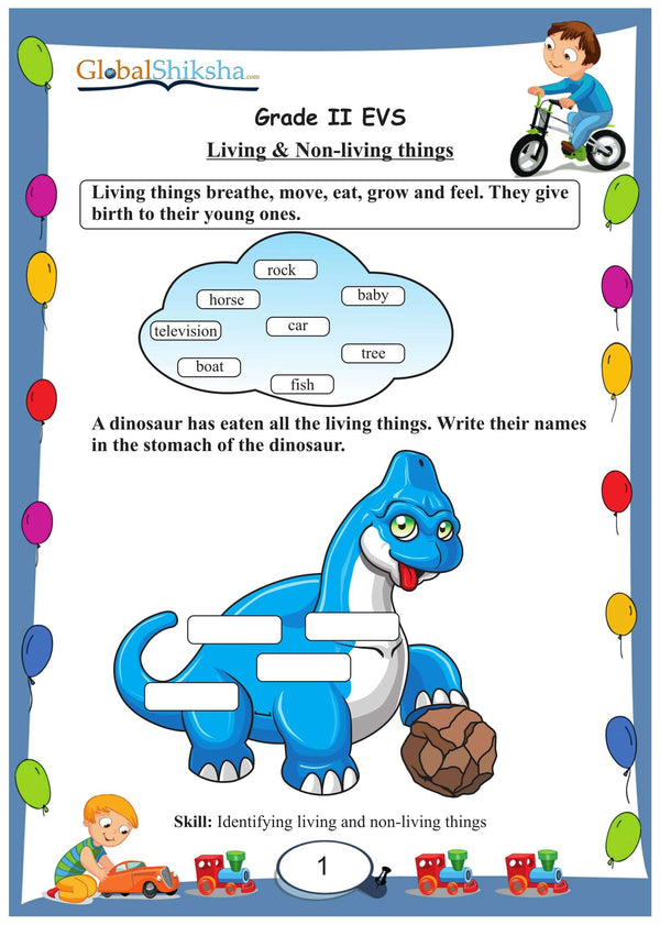 Buy Globalshiksha Printed Worksheet of Environmental Science EVS ...