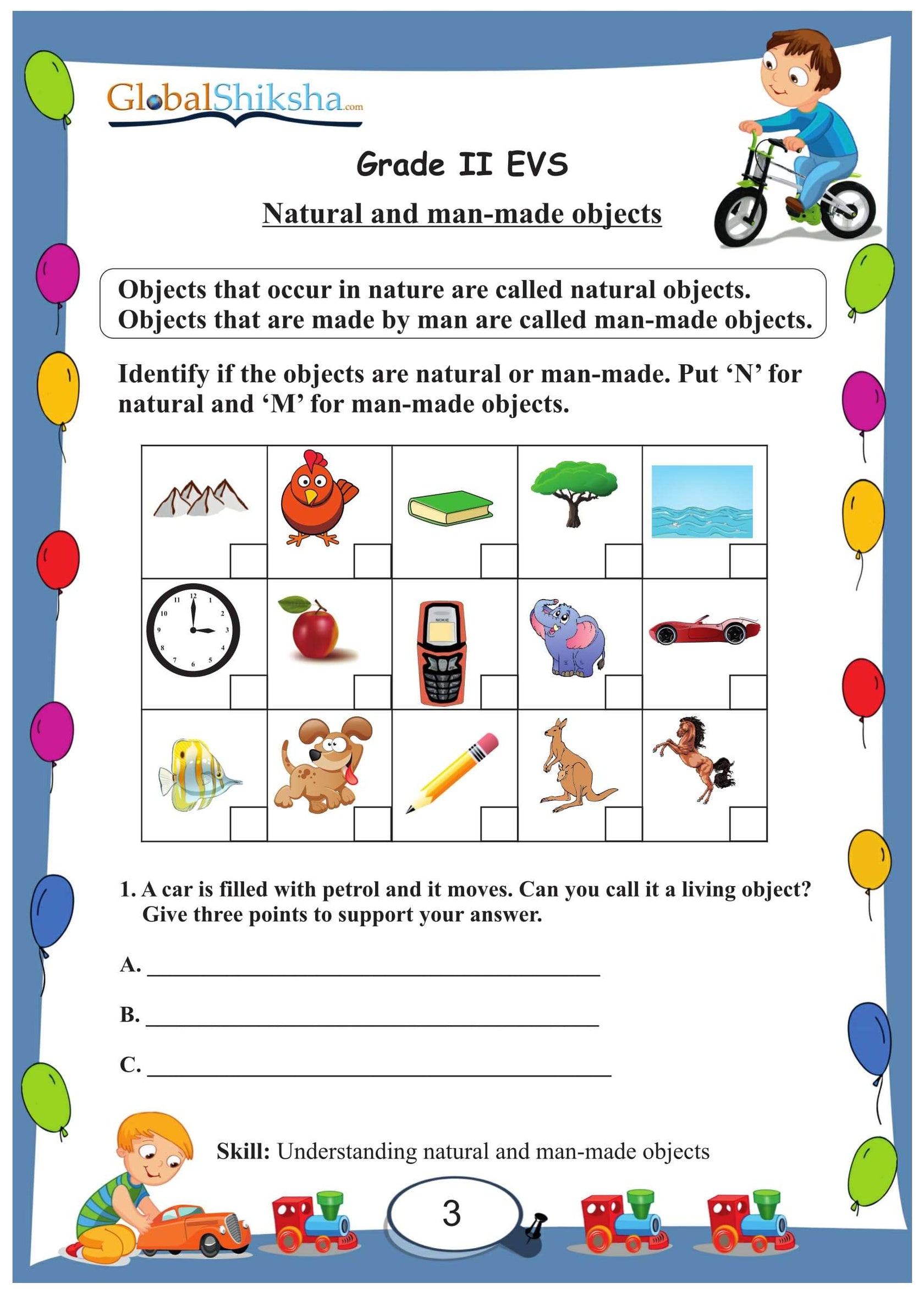 Buy Globalshiksha Printed Worksheet of Environmental Science EVS ...